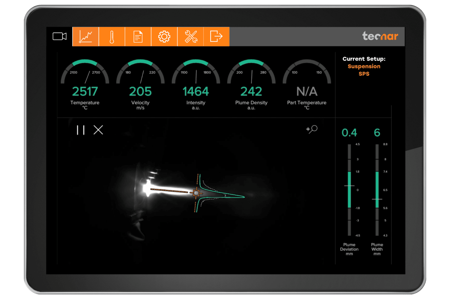 Accuraspray 4.0 - One sensor for all processes | Tecnar spray sensors