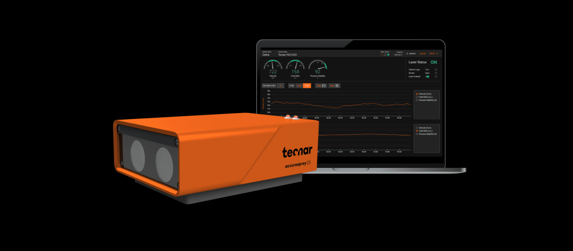 Accuraspray CS - Cold spray sensor | Tecnar spray sensors